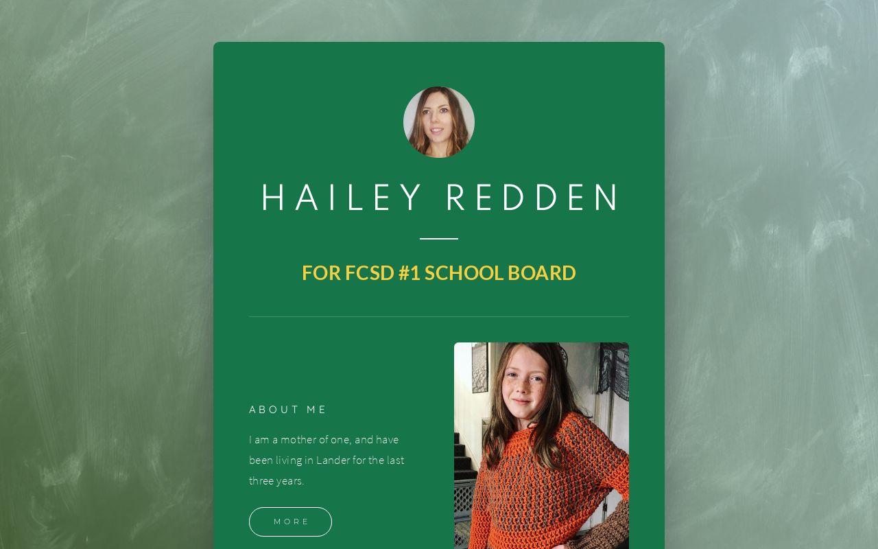 Hailey Redden for School Board